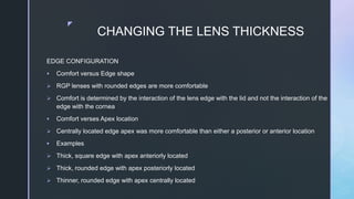 FITTING SPHERICAL RIGID GAS PERMEABLE CONTACT LENS | PPTX
