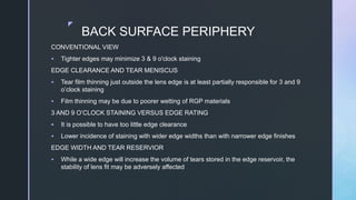 FITTING SPHERICAL RIGID GAS PERMEABLE CONTACT LENS | PPTX