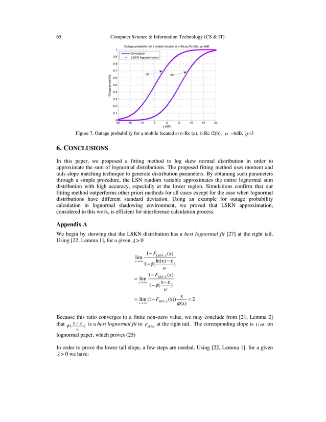 Fitting The Log Skew Normal To Pdf Computer Networking Computing