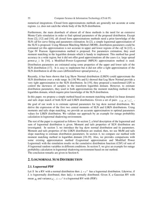 Fitting the log skew normal to | PDF | Computer Networking | Computing