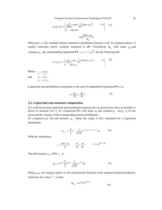 Fitting the log skew normal to | PDF | Computer Networking | Computing