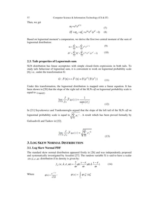 Fitting the log skew normal to | PDF | Computer Networking | Computing