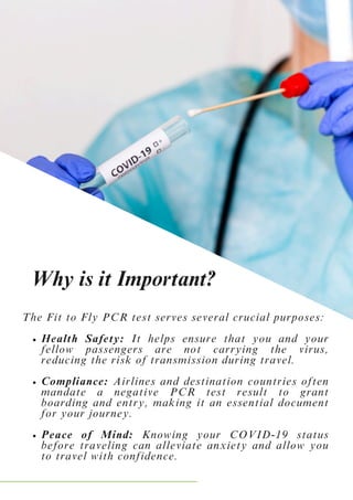 Fit to Fly PCR Test: Your Essential Travel Companion | PDF | Free Download