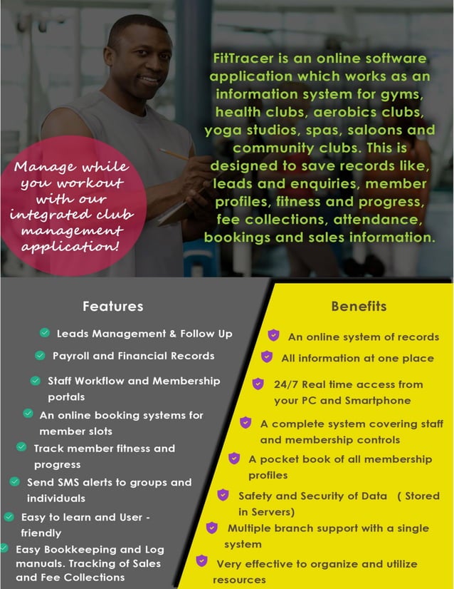 Fit tracer - Gym management software | PDF