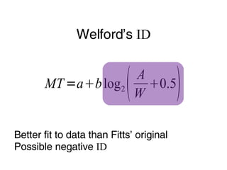 Fitts' Law Basics | ODP