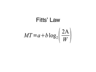 Fitts' Law Basics | ODP