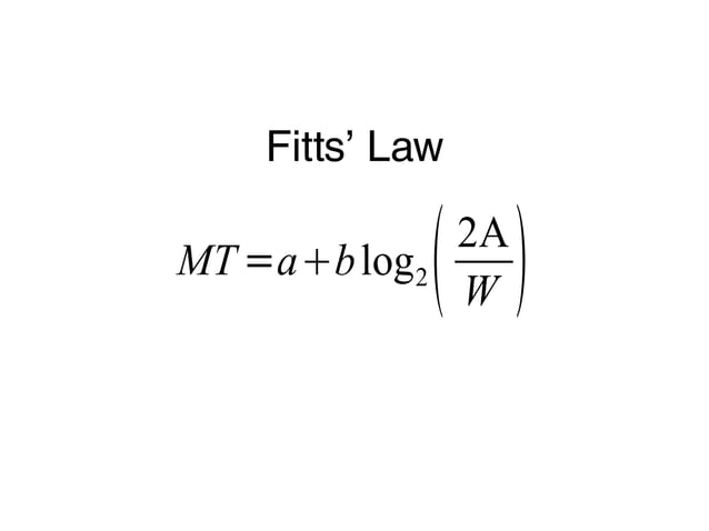Fitts' Law Basics | ODP