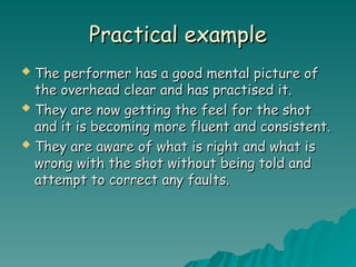 Fitts and Posner.ppt theory its uses types of learning phases | PPT