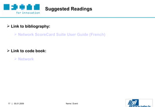 Fitt Toolbox Network Management Scorecard | PPT