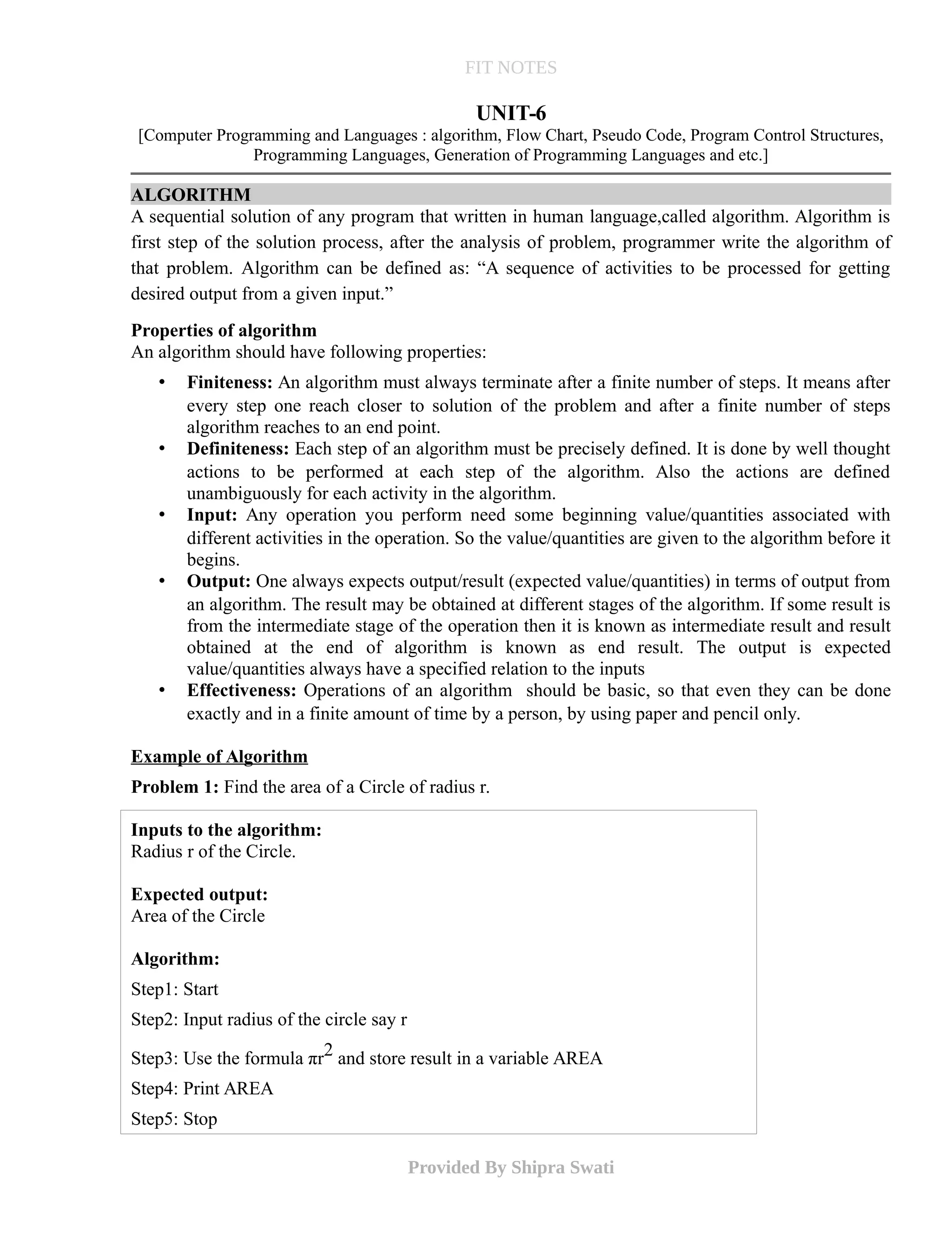 Fundamental of Information Technology - UNIT 6 | PDF