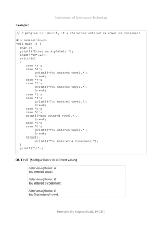 Fundamental of Information Technology - UNIT 8 | PDF