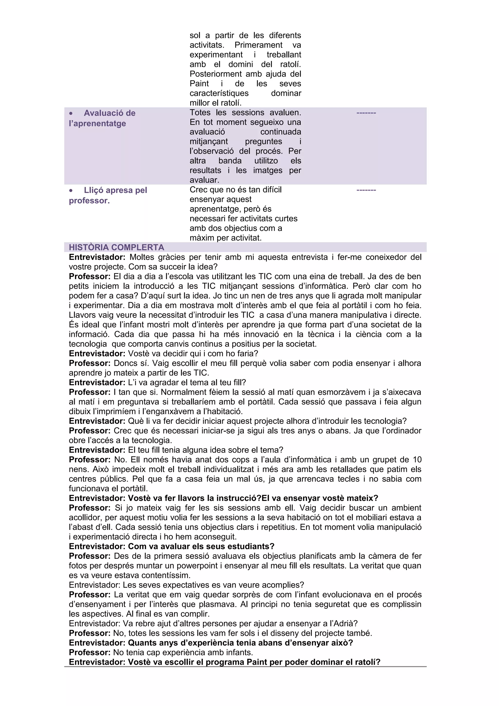 Fitxa del projecte | DOC