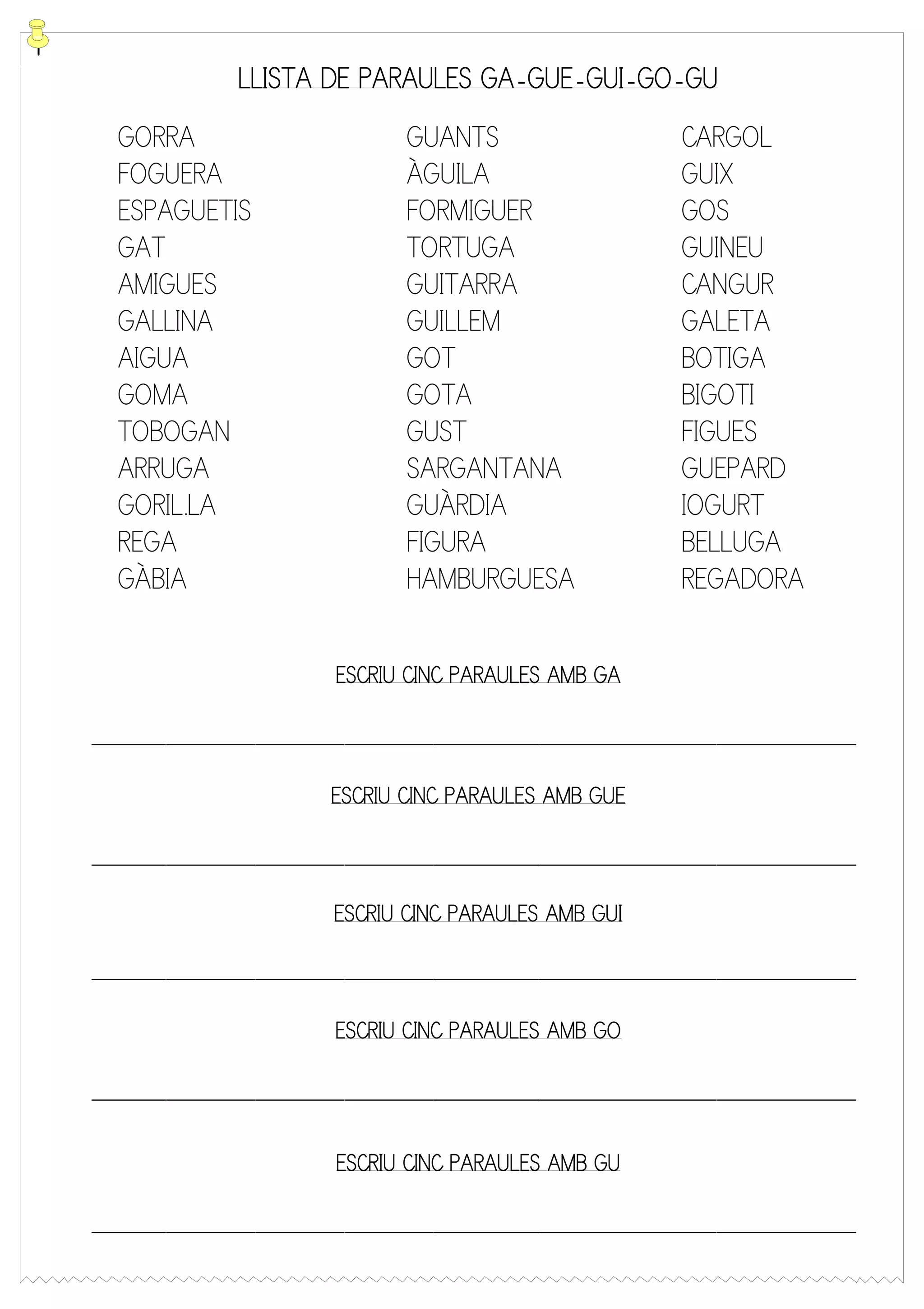 ga, go, gu gue, gui | PDF