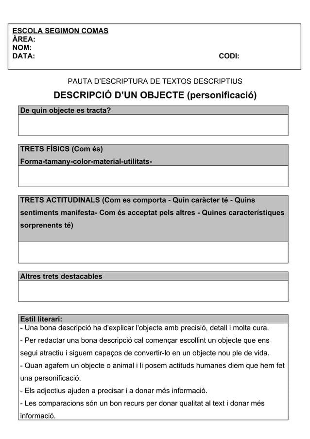 Fitxa text descriptiu personatge 3 cs | DOC