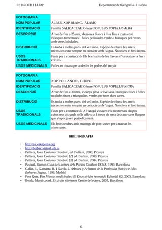 Fitxa vegetacio | PDF