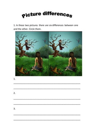 Picture differences | PDF