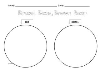 Brown Bear Worksheets | PPT