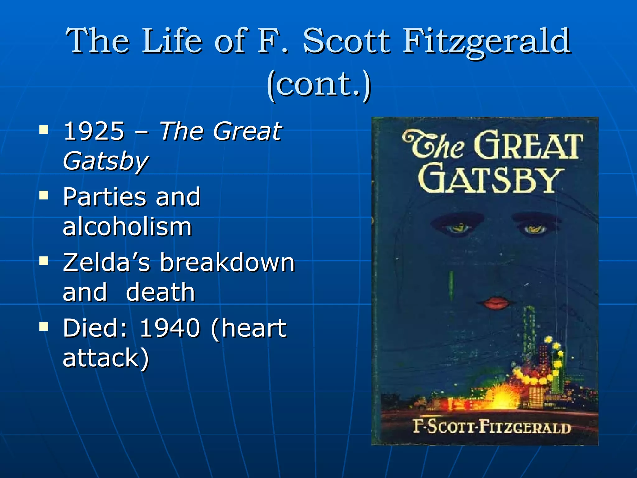 Fitzgerald & The 1920's | PPT