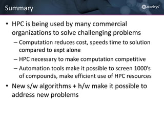 HPC Applications of Materials Modeling | PDF