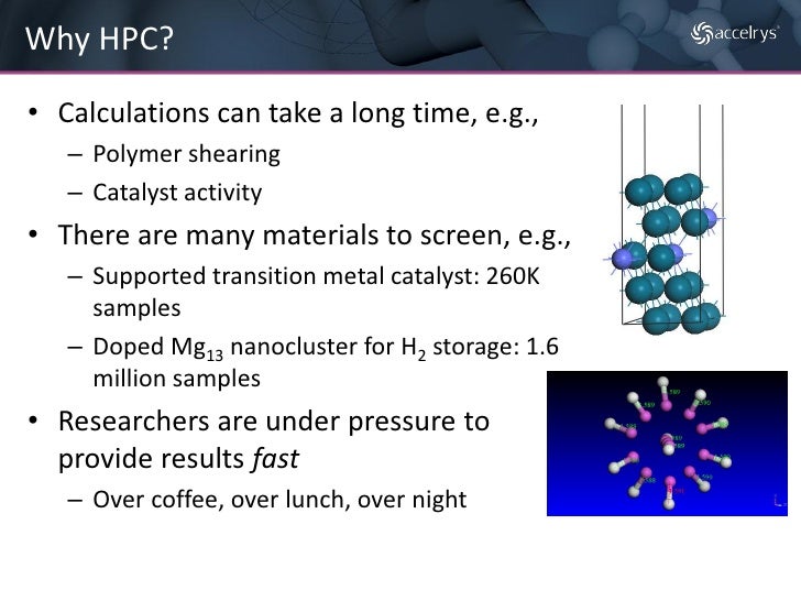 HPC Applications of Materials Modeling