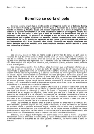 Fitzgerald, scott cuentos completos | PDF