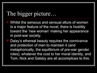 Fitzgerald's Females - The Great Gatsby | PPT