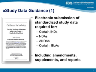 Requirements for Standardized Study Data: Update on Guidance | PPT