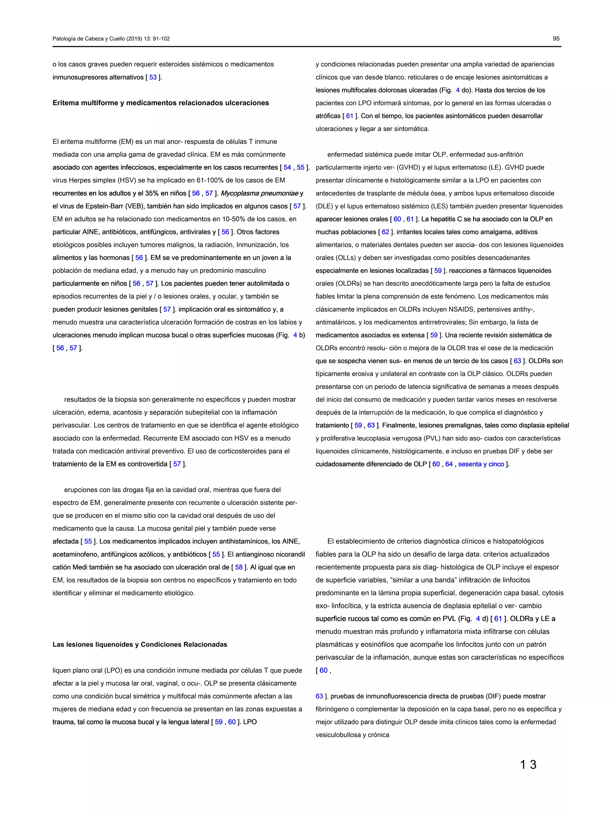 Las lesiones ulceradas de la mucosa oral: revisión clínica e ...