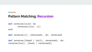 Getting functional with elixir | PPT