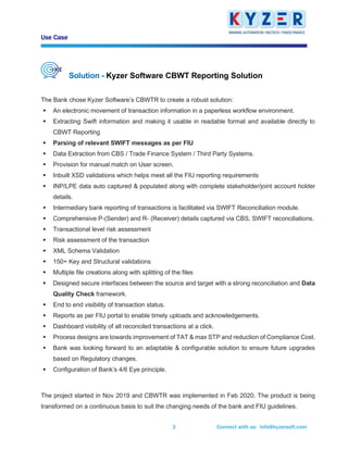 FIU India CBWTR Bank Use Case | PDF