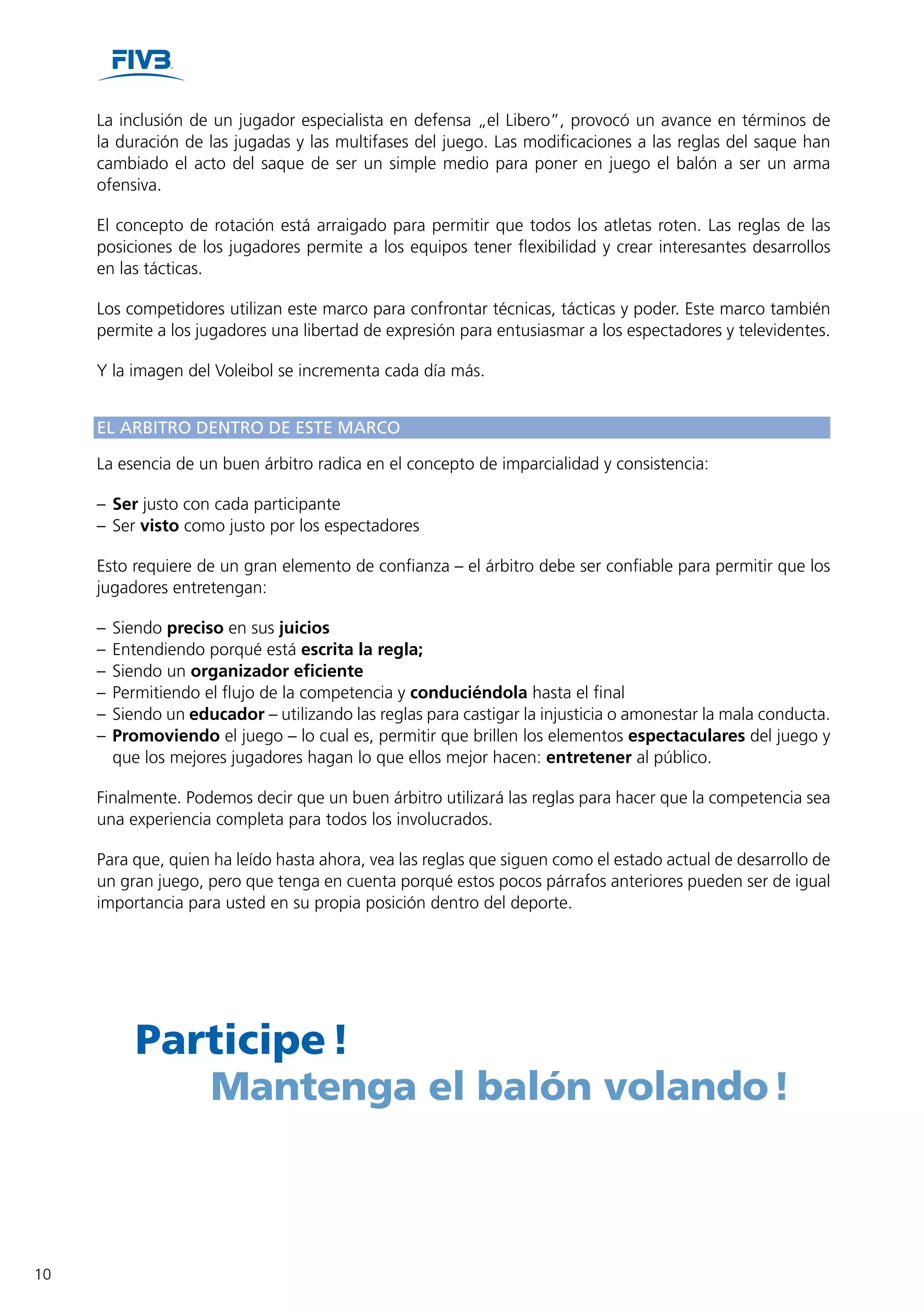 Reglas del voley actualizado | PDF