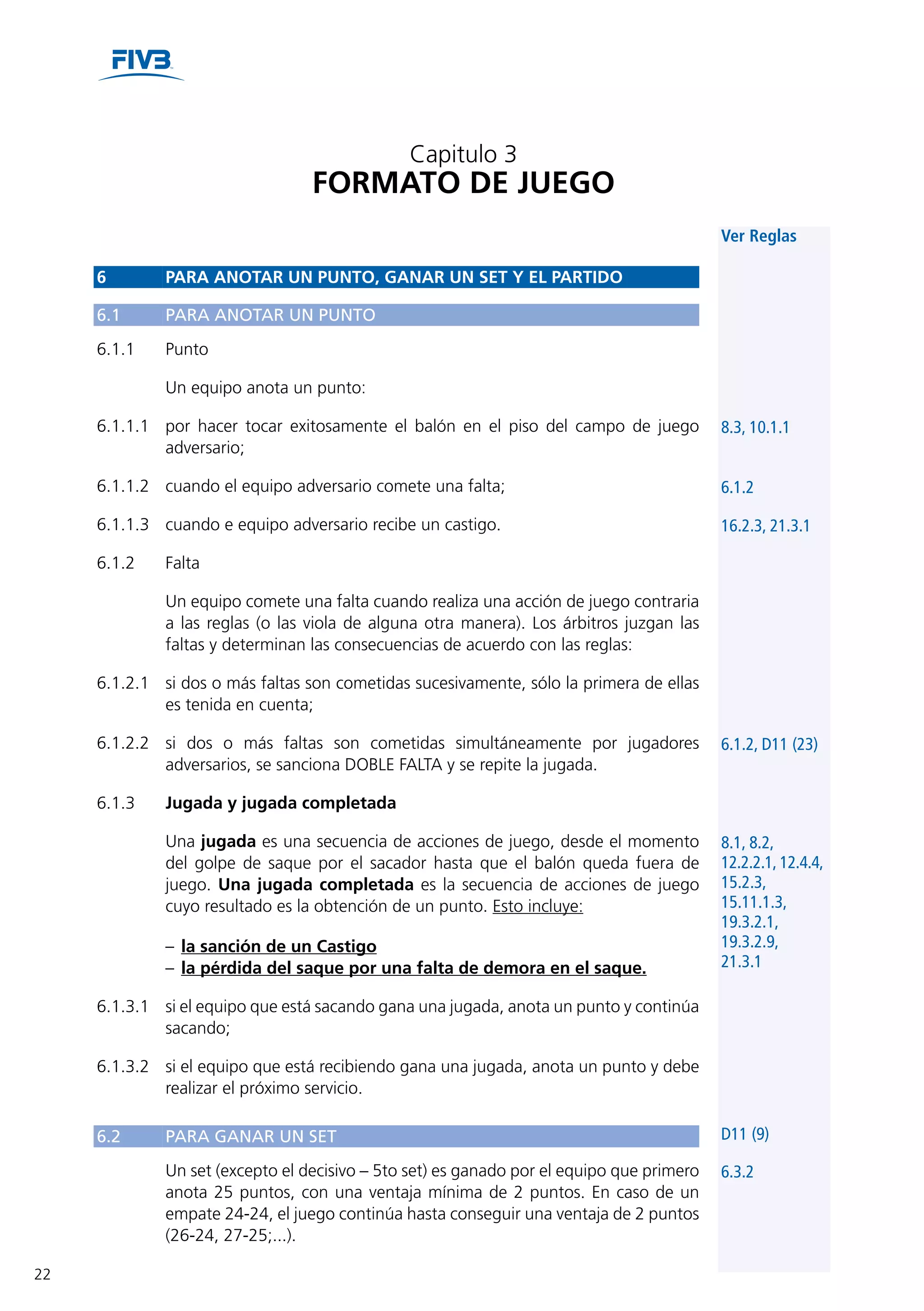 Reglas del voley actualizado | PDF