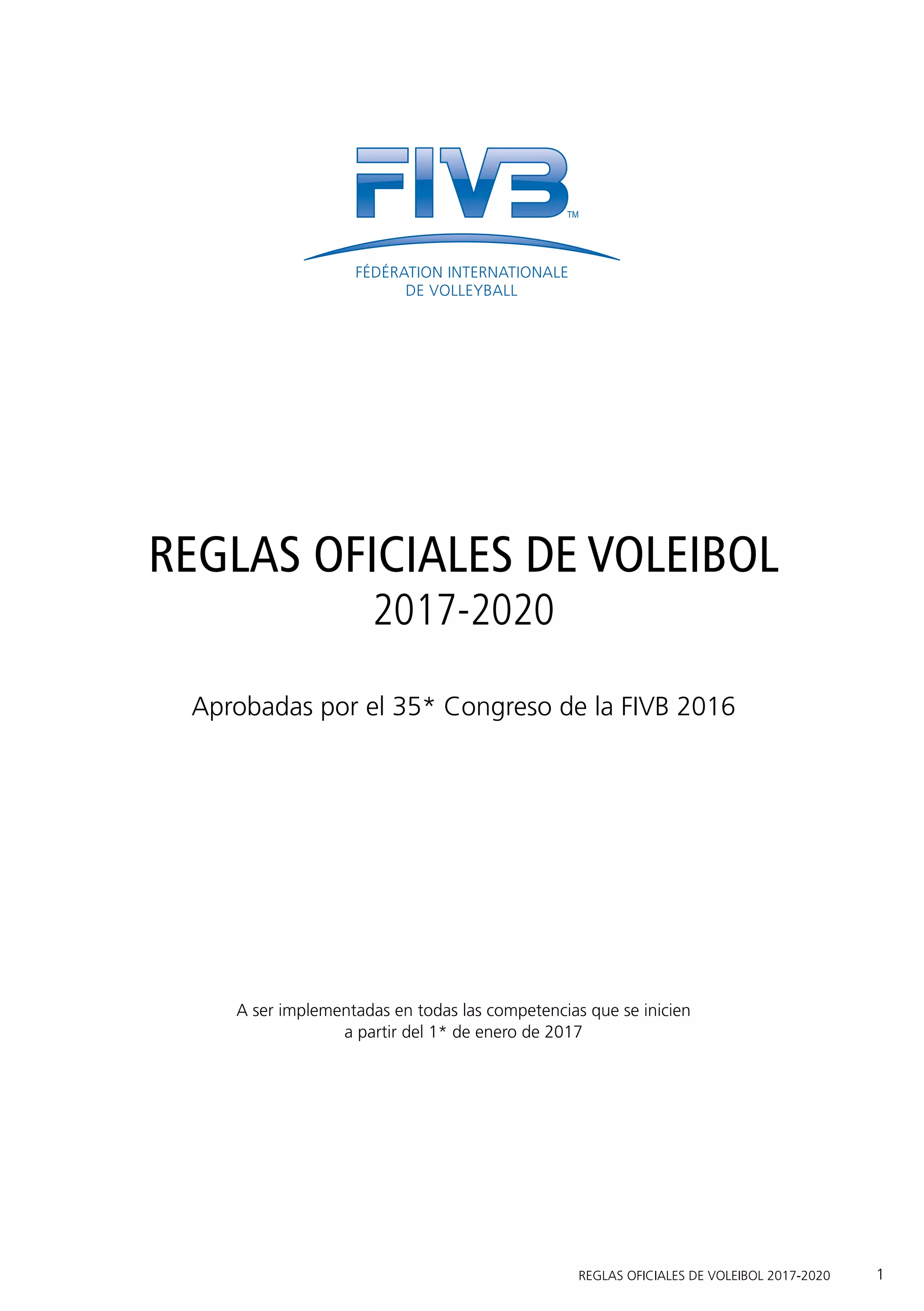 Reglas del voley actualizado | PDF