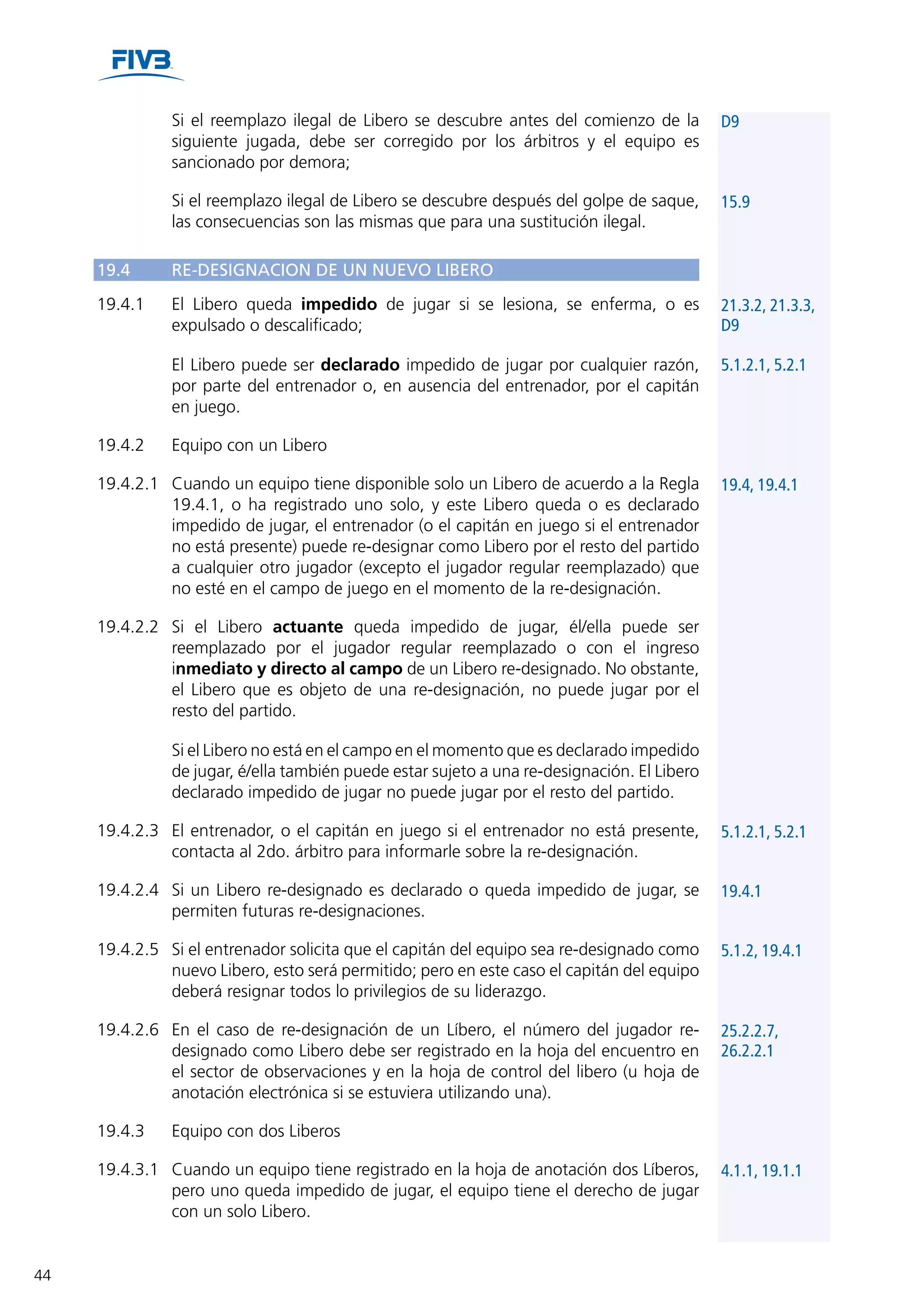 Reglas del voley actualizado | PDF