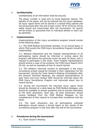 Fivb medical injury_surveillance_program_and_definitions | PDF