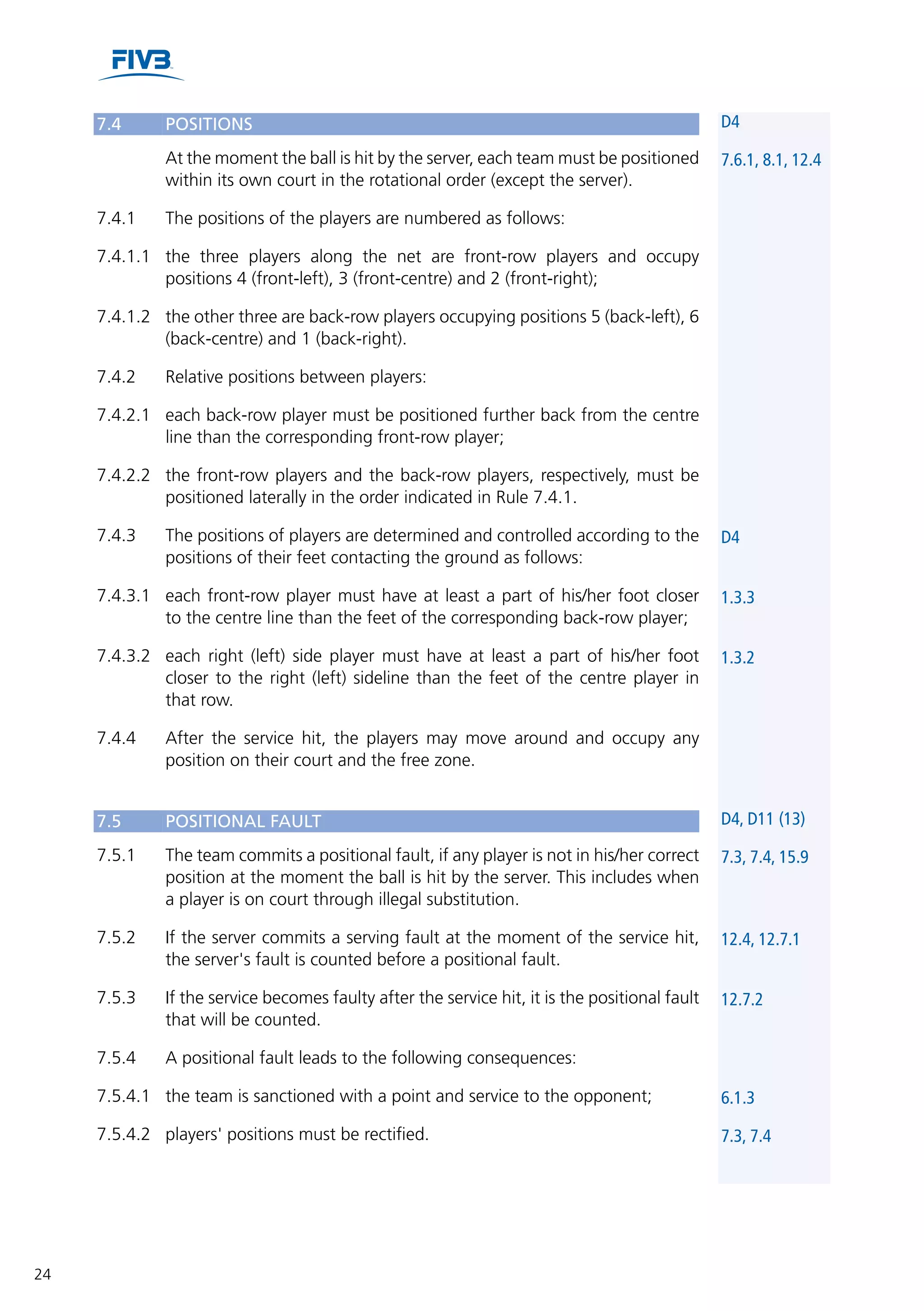 FIVB volleyball rules | PDF
