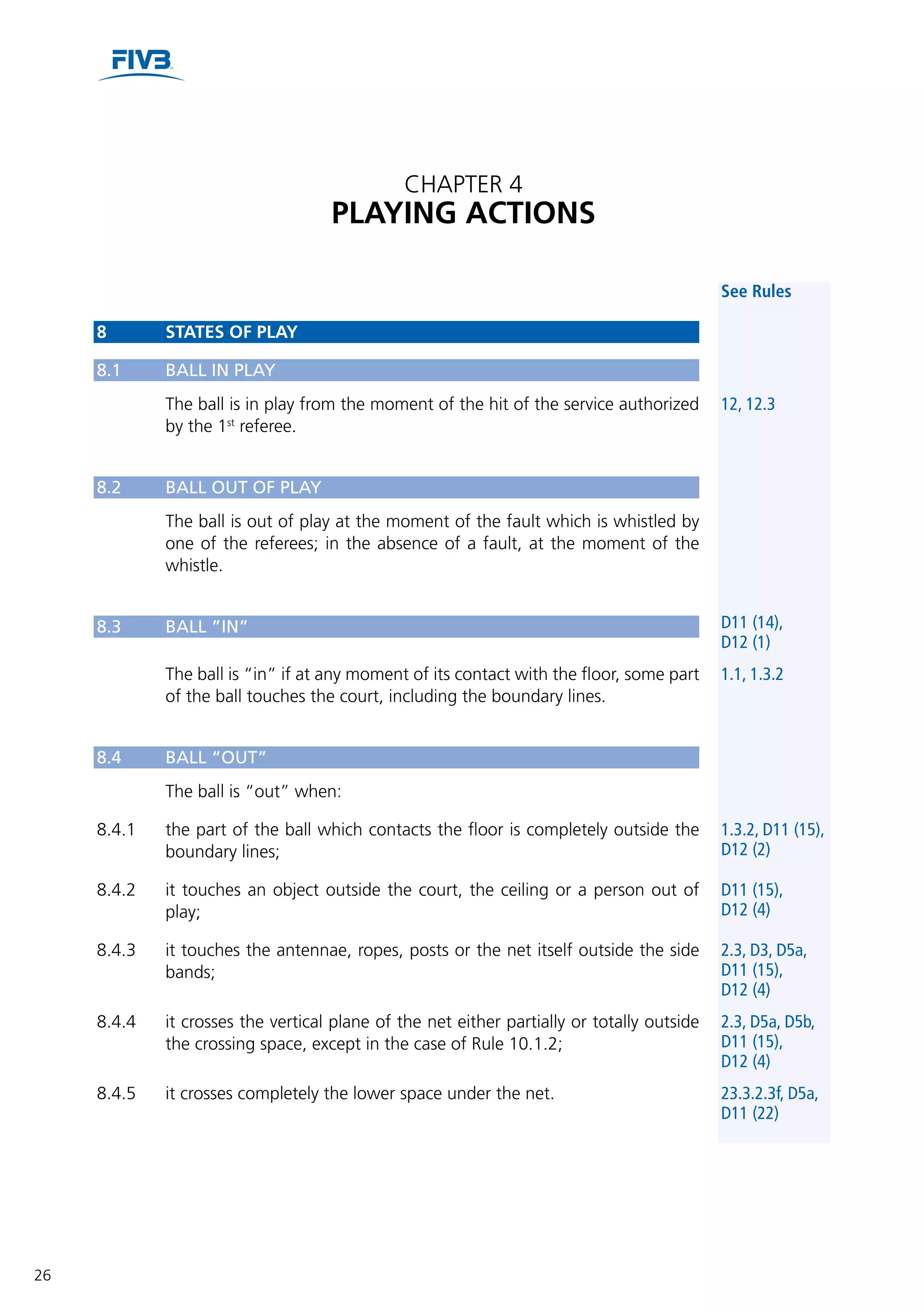 FIVB volleyball rules | PDF