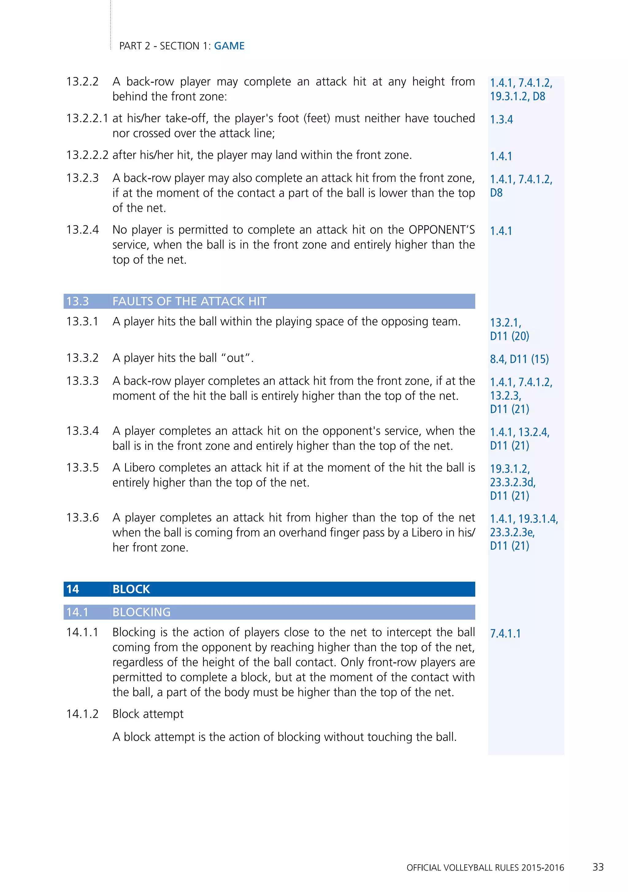 FIVB volleyball rules | PDF