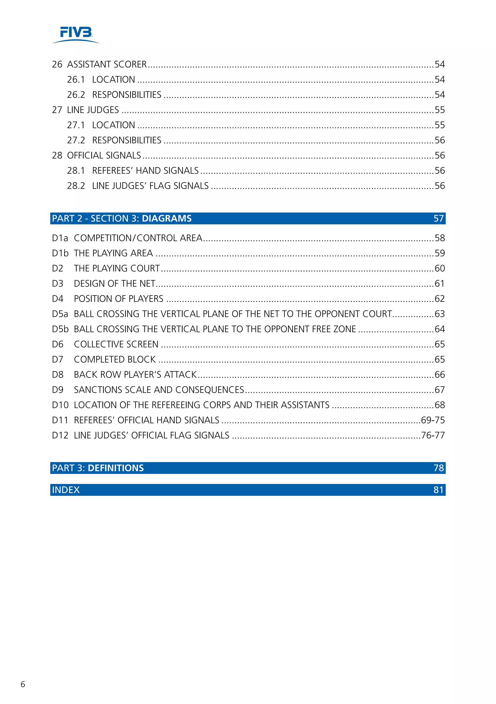 FIVB volleyball rules | PDF