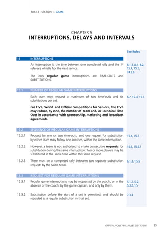 FIVB volleyball rules | PDF