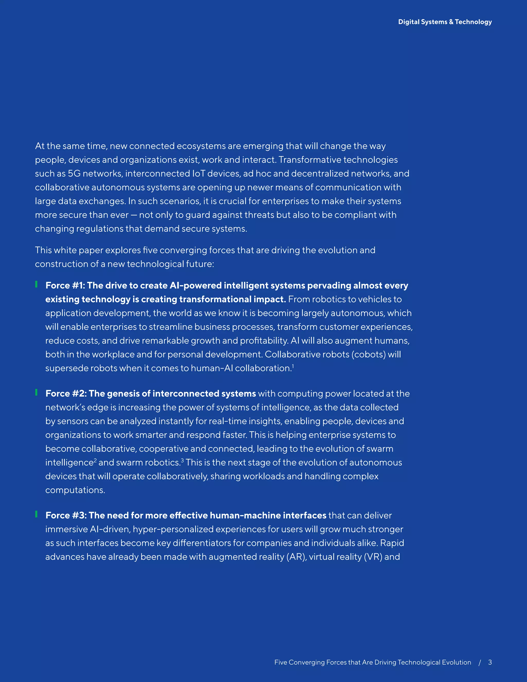 Five Converging Forces that Are Driving Technological Evolution | PDF