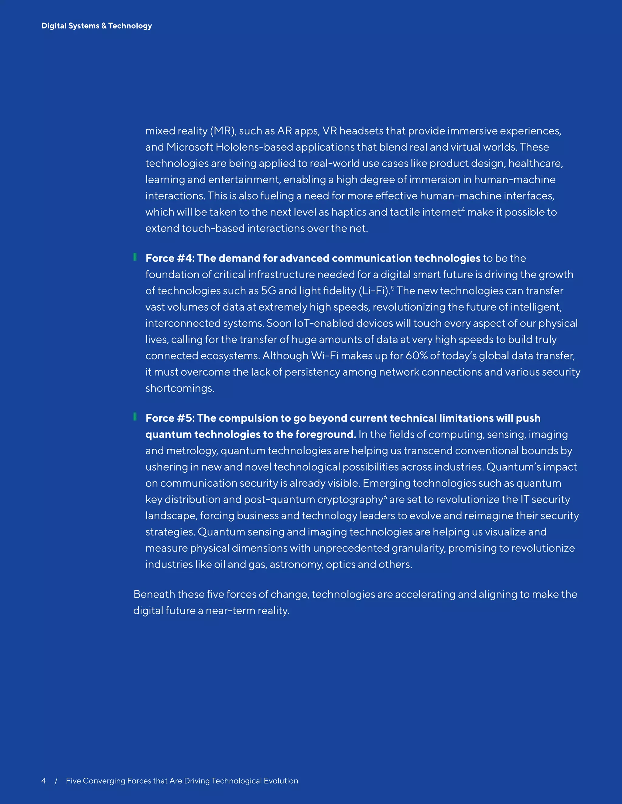 Five Converging Forces that Are Driving Technological Evolution | PDF