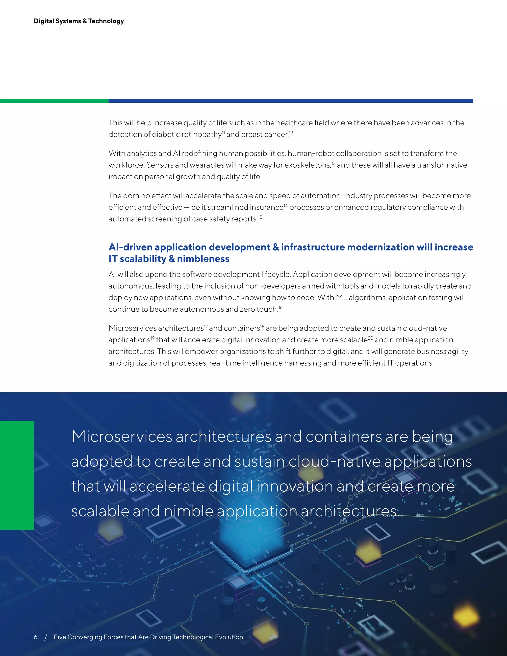 Five Converging Forces that Are Driving Technological Evolution | PDF