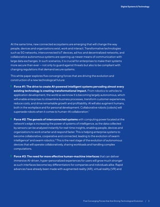 Five Converging Forces that Are Driving Technological Evolution | PDF