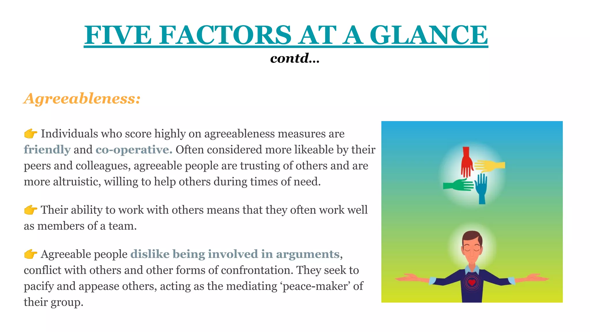 Five factor/OCEAN model by Robert McCrae and Paul Costa | PDF