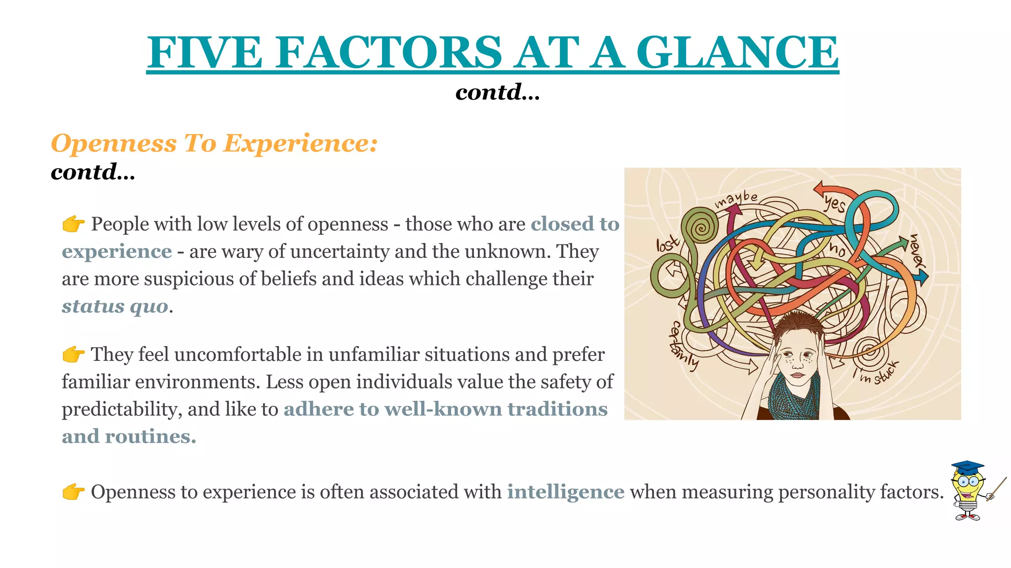 Five factor/OCEAN model by Robert McCrae and Paul Costa | PDF