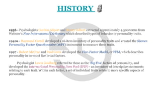 Five factor/OCEAN model by Robert McCrae and Paul Costa | PDF