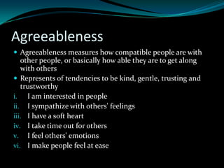 Five factor model of personality and transformational leadership | PPTX ...