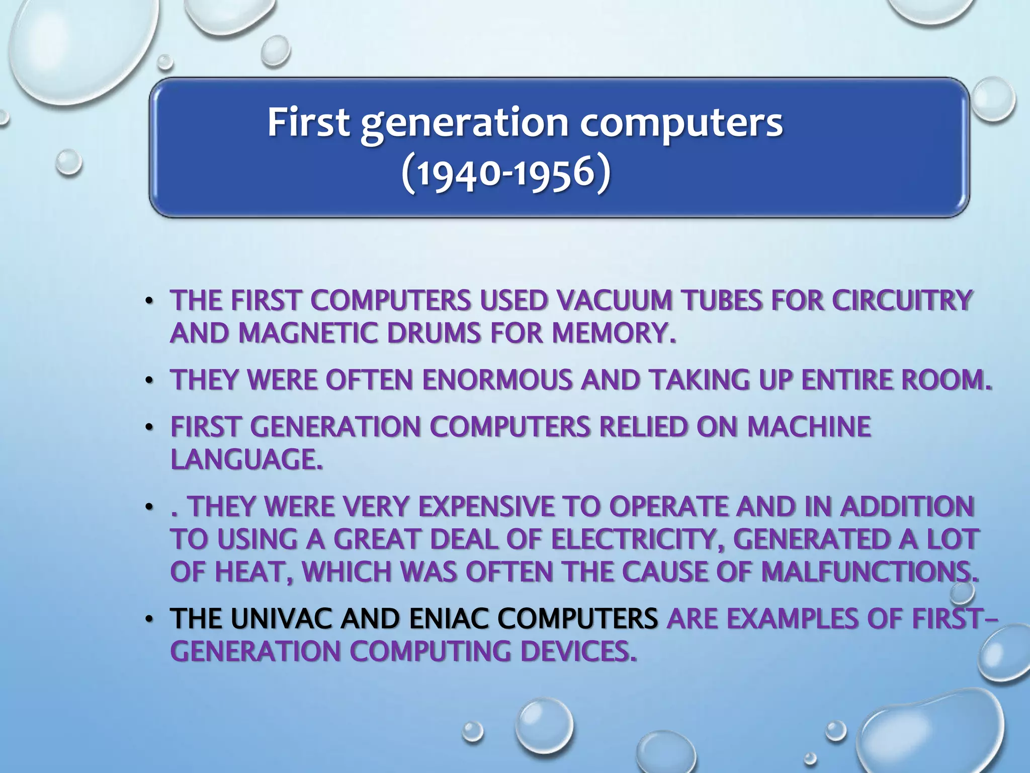 Five generations-of-computers | PPTX