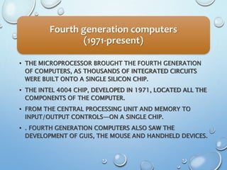 Five generations-of-computers | PPTX